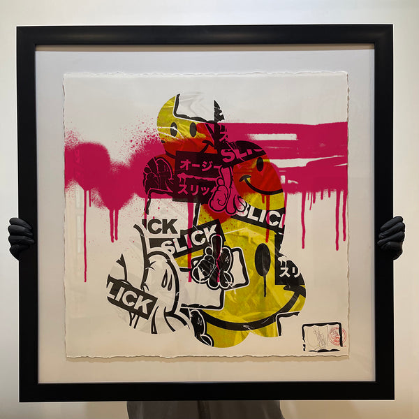 H30 - THE LA FILL PRINT - HAND EMBELLISHED – The Slick Store